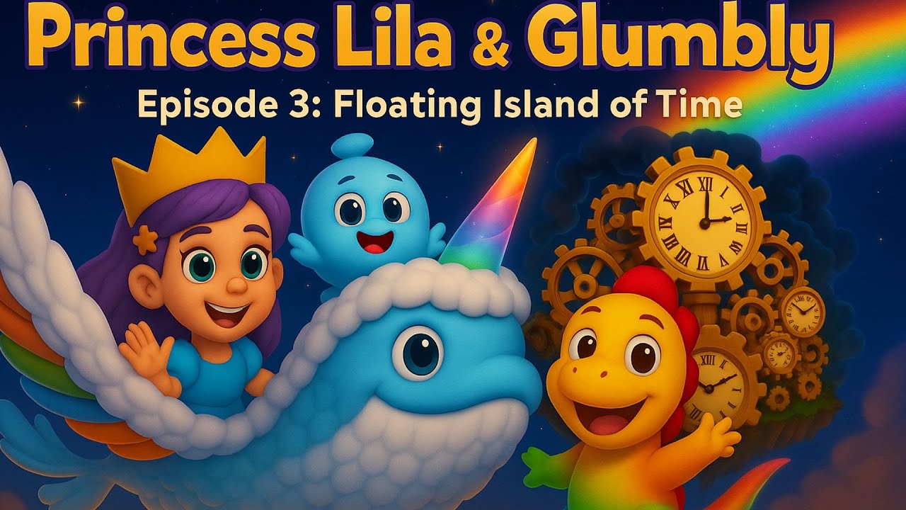Princess Lila & Glumbly – EPISODE 3: Floating Island of Time 🌈🕰️ ...