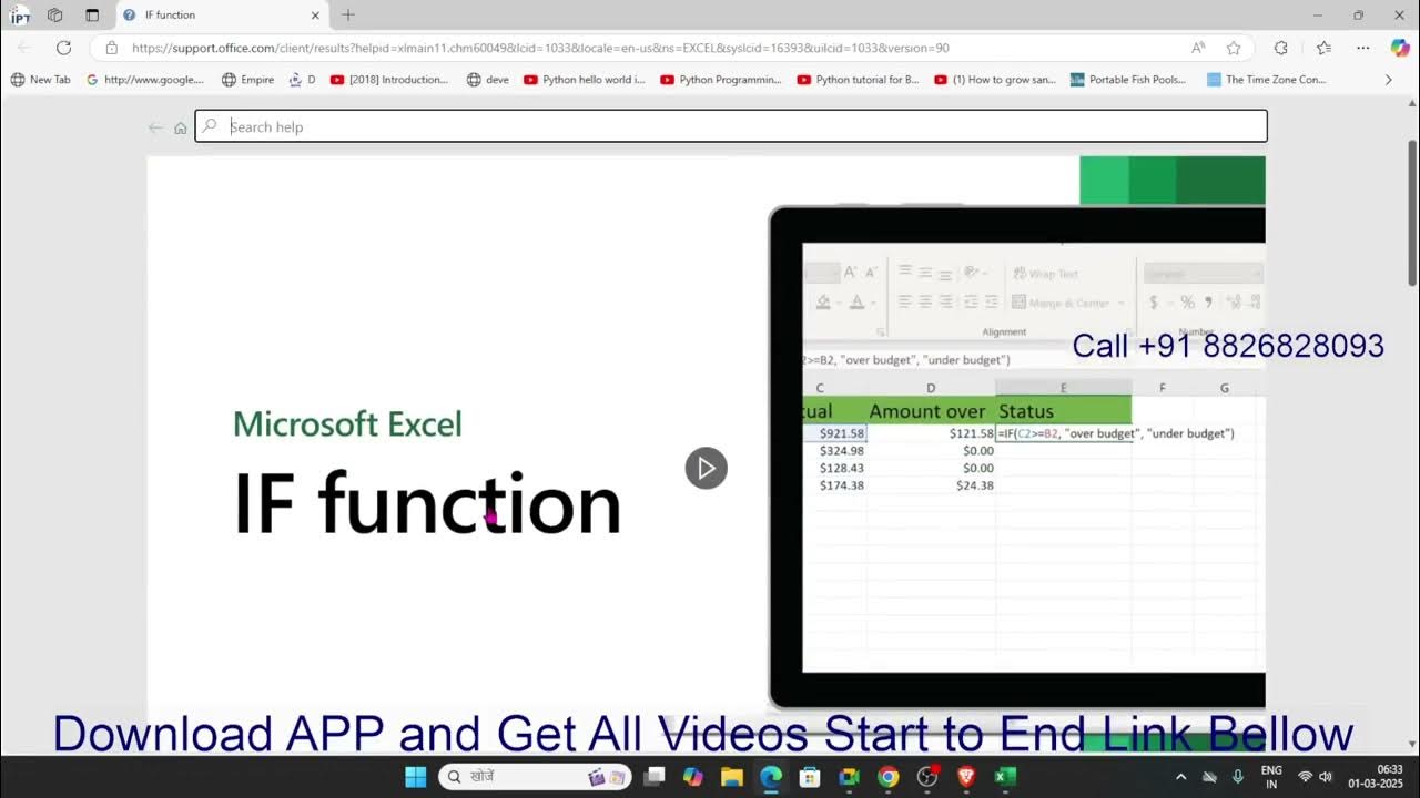 more then 100 Formulas in Excel 2024 in Hindi with Sujit Sir | IPT Excel School - YouTube