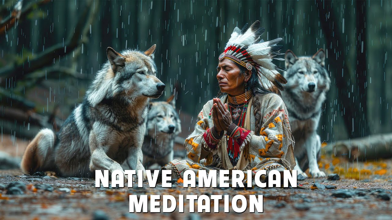 Meditation in the Rain - Native American Healing Flute Music ...