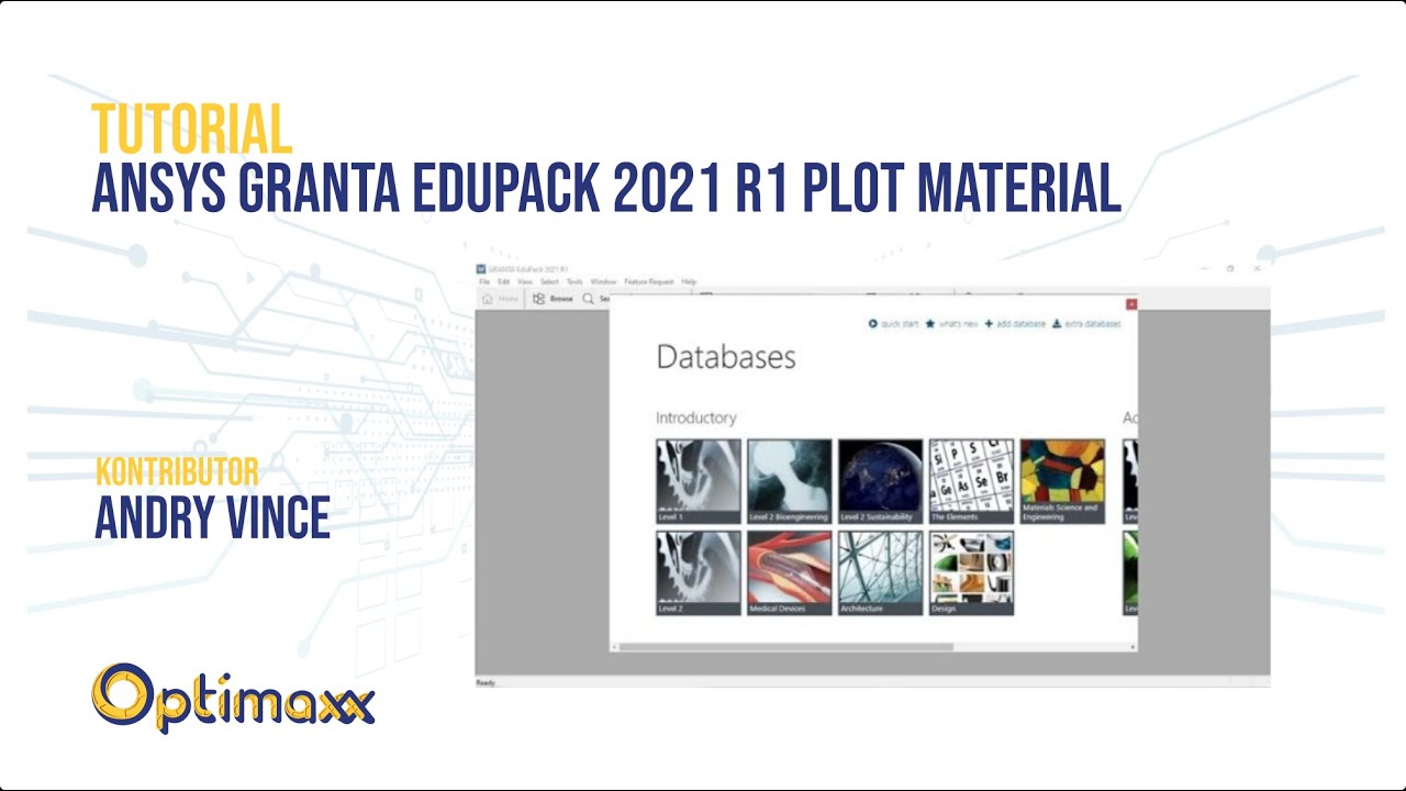 ANSYS Granta Edupack 2021 R1 Plot Material - YouTube
