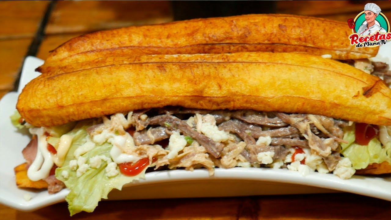 Patacón maduro mixto / comidas rápidas / comidas para negocio ...