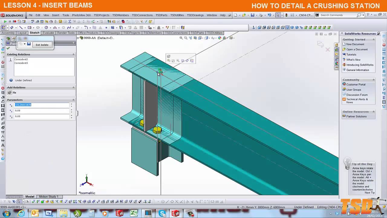 Tutorial 9 4-Insert Beams - YouTube