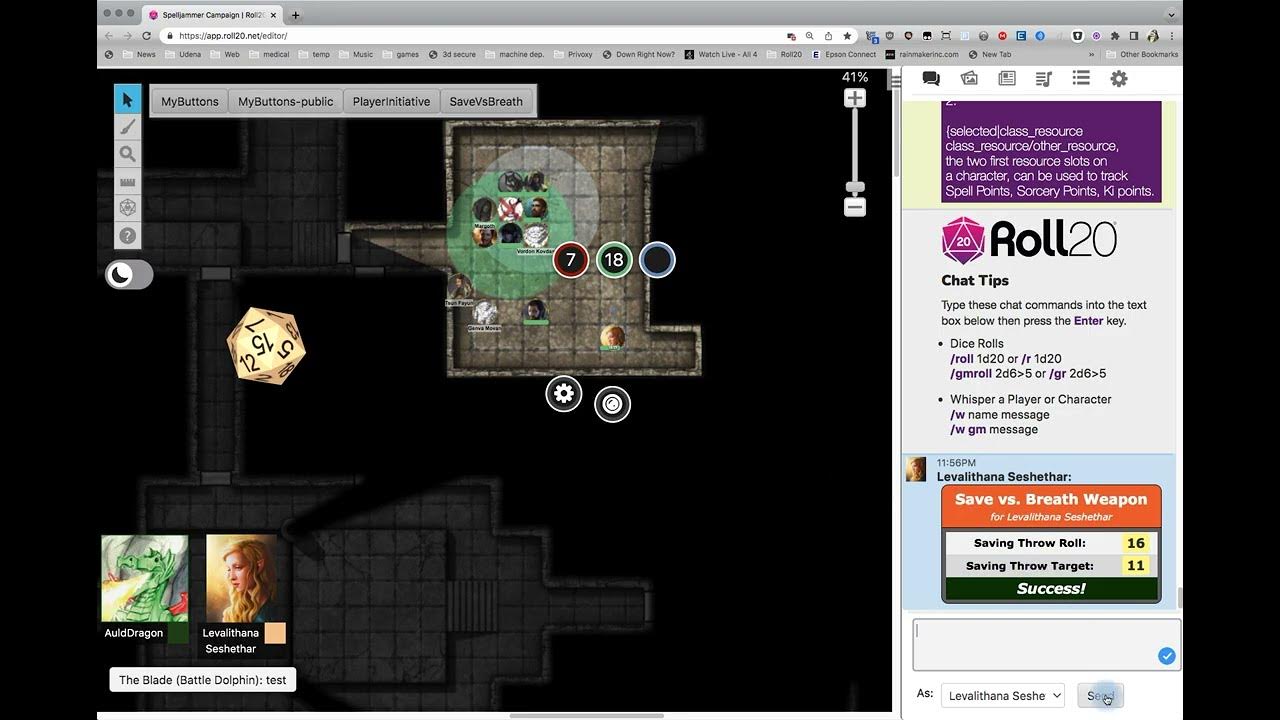 Roll20 Macros 2 - YouTube