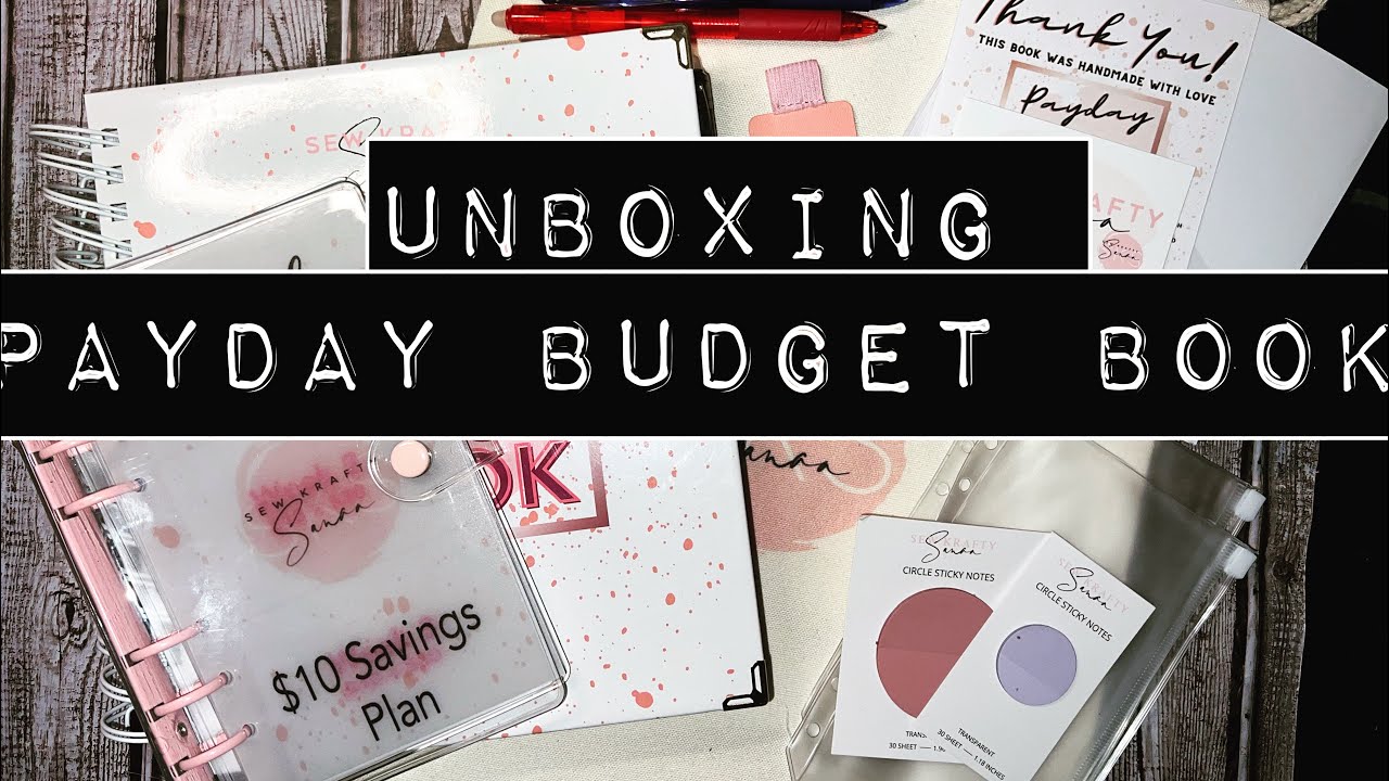 Payday Budget Book | Unboxing | Planning - YouTube