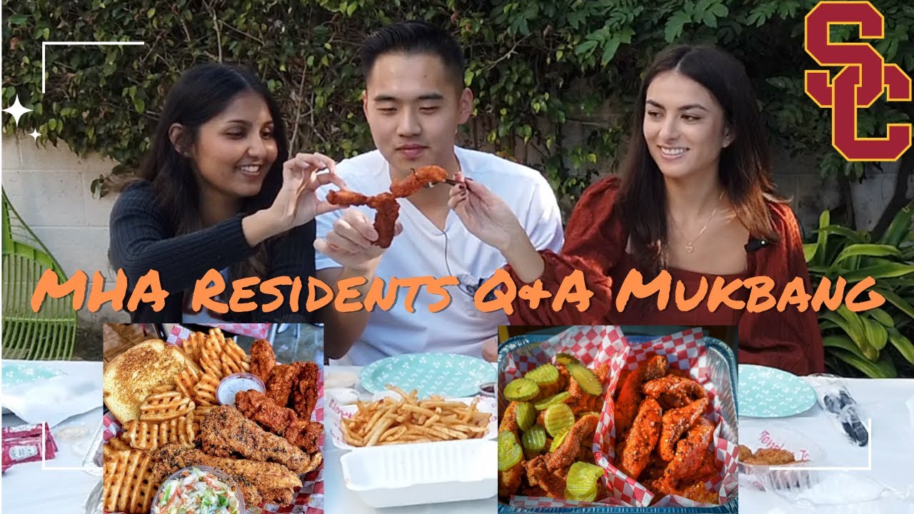 USC MHA RESIDENCY Q&A MUKBANG | CHICKEN TENDIES AND FRIES - YouTube