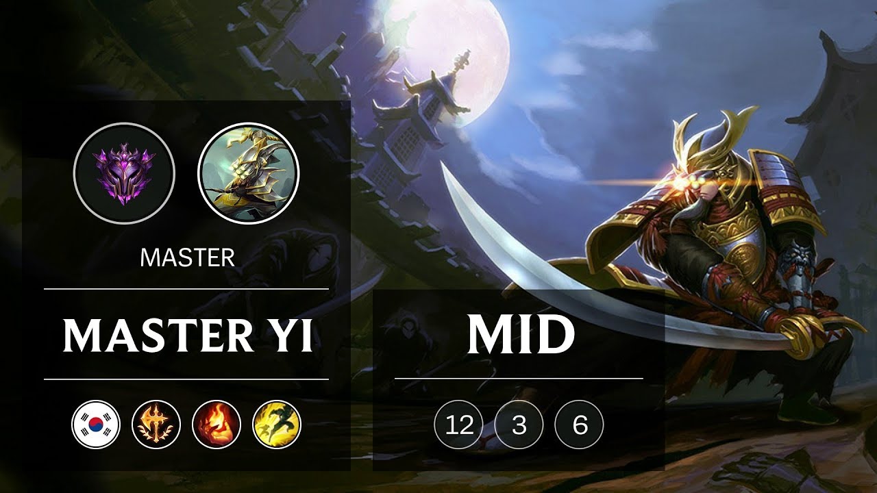 Master Yi Mid vs Katarina - KR Master Patch 9.3 - YouTube