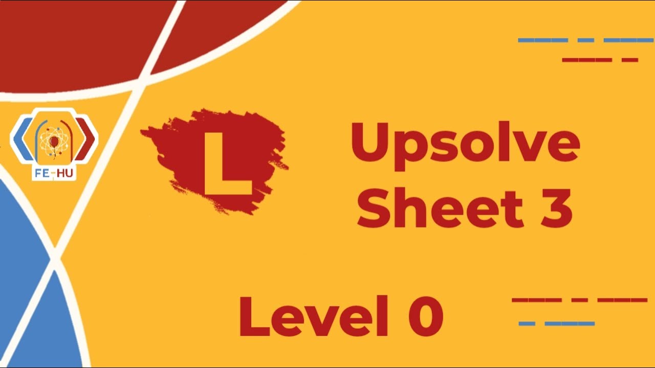 L. Chips on the Board | Level 0 2025 - Upsolve Sheet 3 | Arrays ...