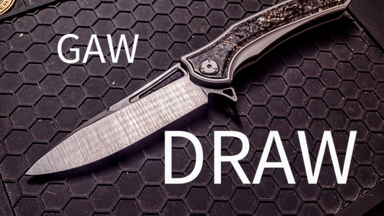 Drawing for the subscriber GAW Maxace Amber 3! Thanks to DNK knives and ...