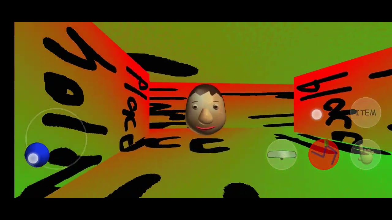 doing the baldi's basics easter egg that everyone knew on mobile - YouTube