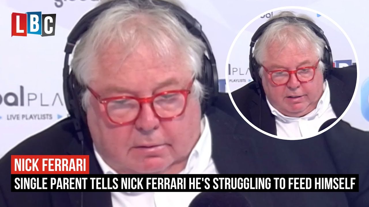 Single parent tells Nick Ferrari he's struggling to feed himself - YouTube