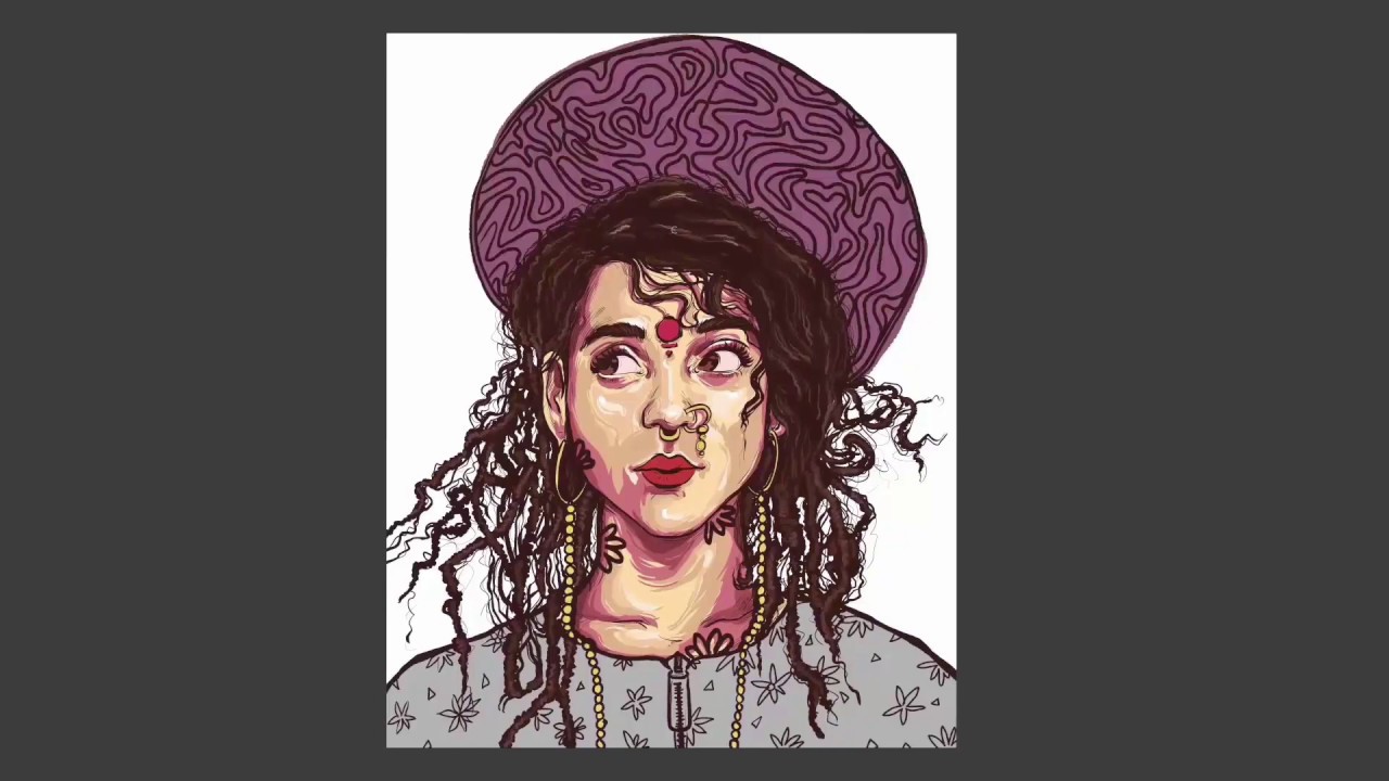 Girl illustration - YouTube