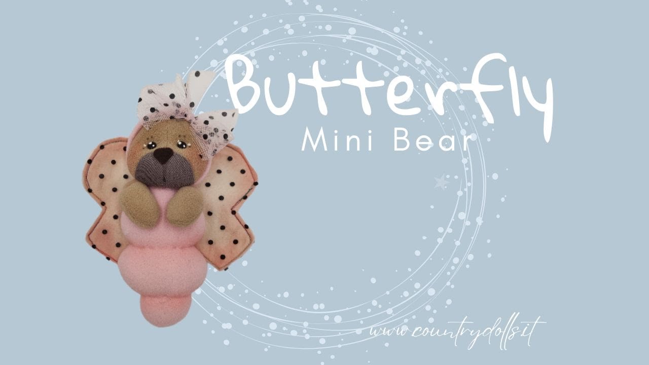BUTTERFLY BEAR - mini Bear - YouTube