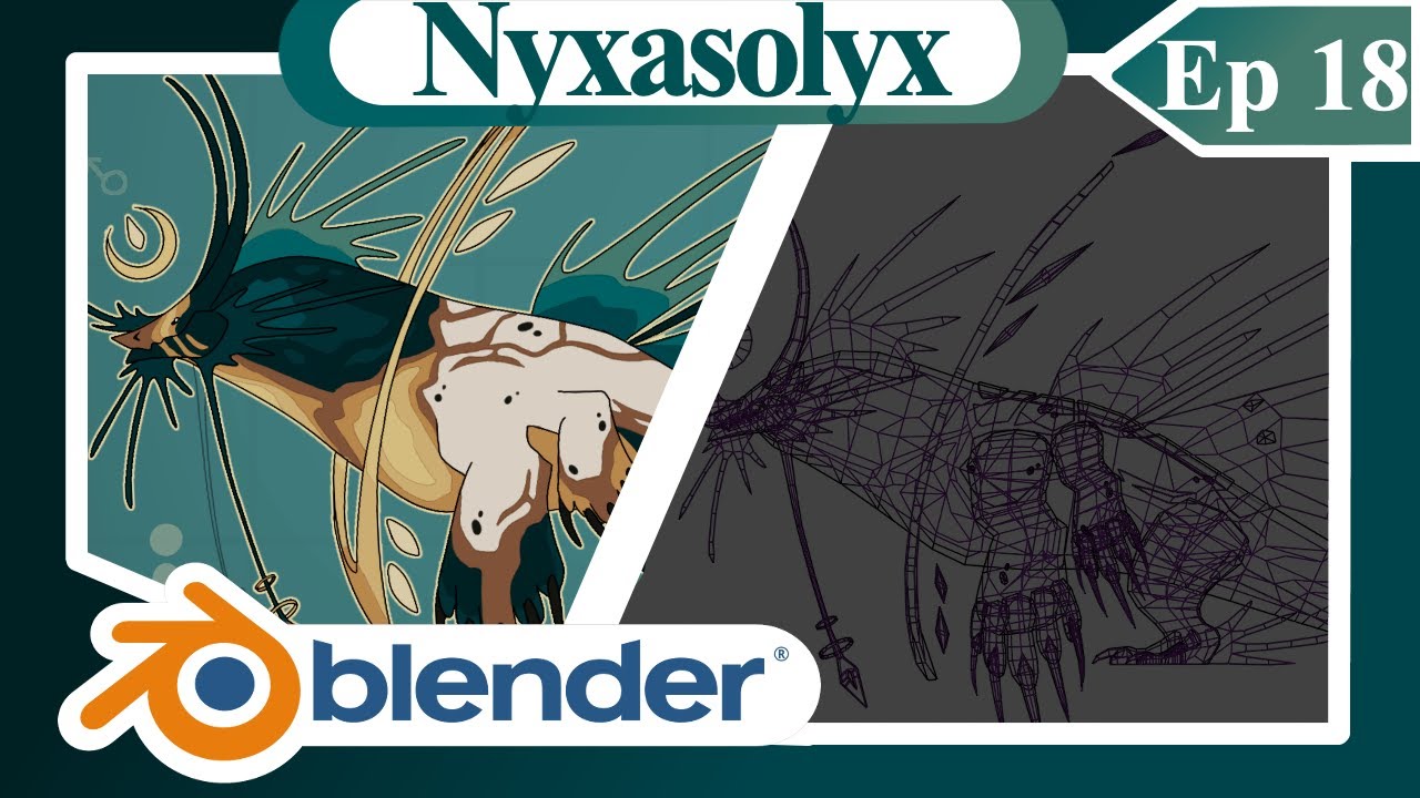 3D Modeling the Nyxasolyx for Creatures of sonaria - YouTube