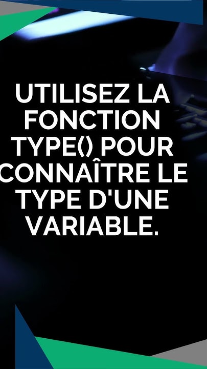 Comprendre les Variables et Types en Python 🐍🔑 - YouTube