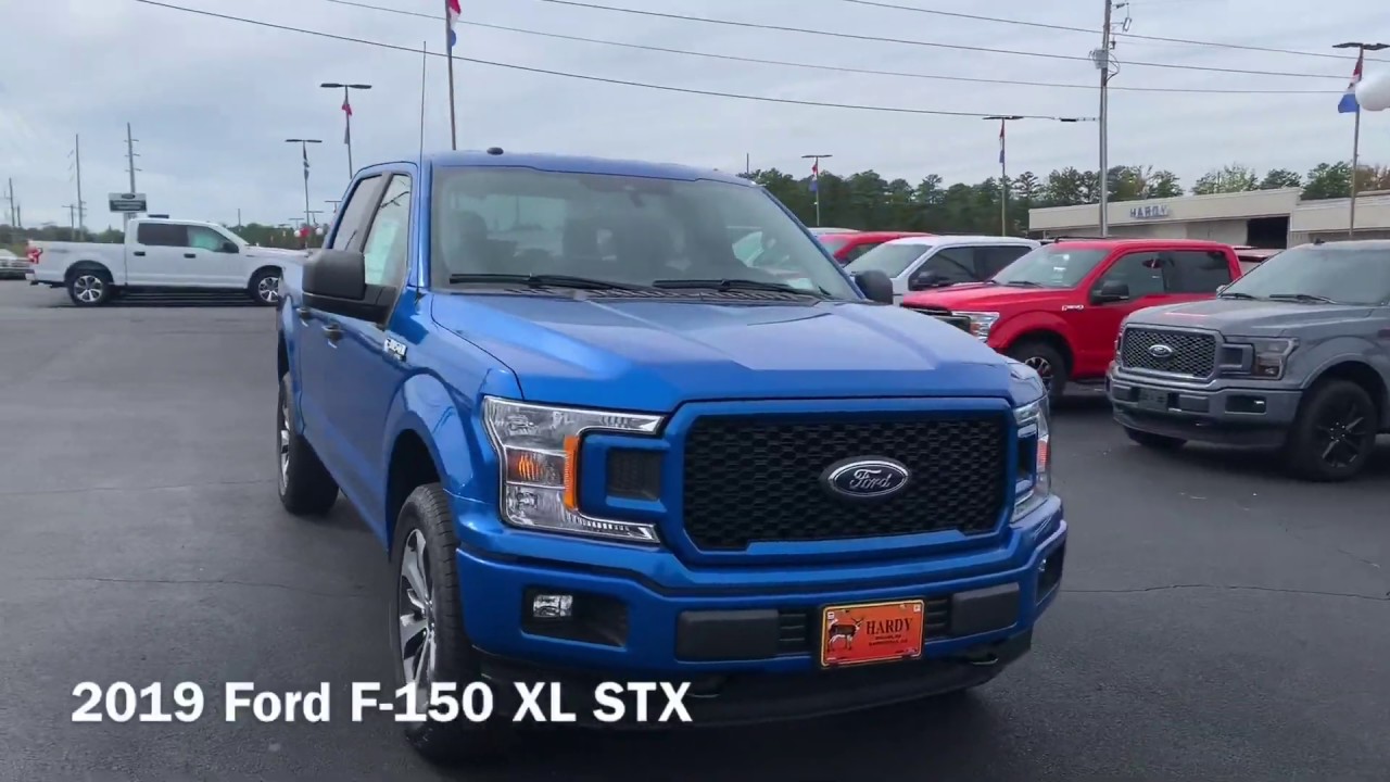 2019 Ford F-150 XL STX Appearance Package in Velocity Blue - YouTube