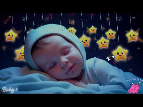 Baby Sleep Music🌙Help Baby Fall Asleep Instantly💫Beat Insomnia Fast 💖Mozart & Brahms Lullabies