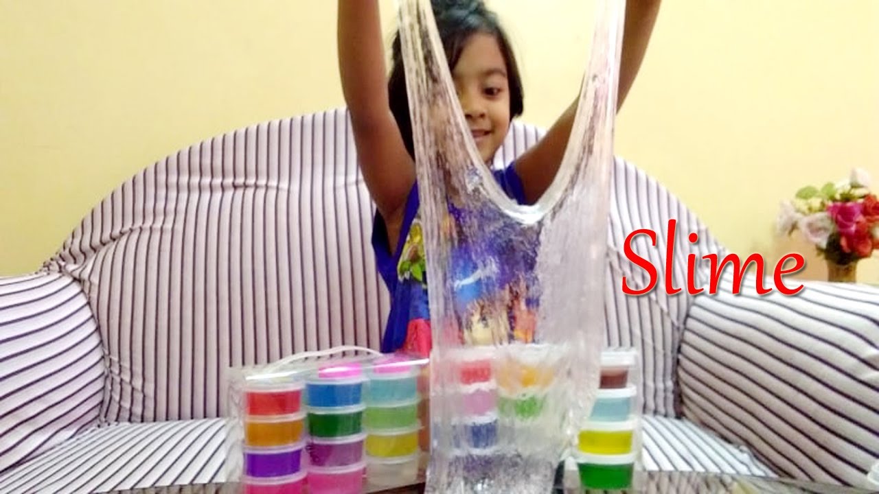 Learn colors with slime for kids ll Taliba's Activities - YouTube