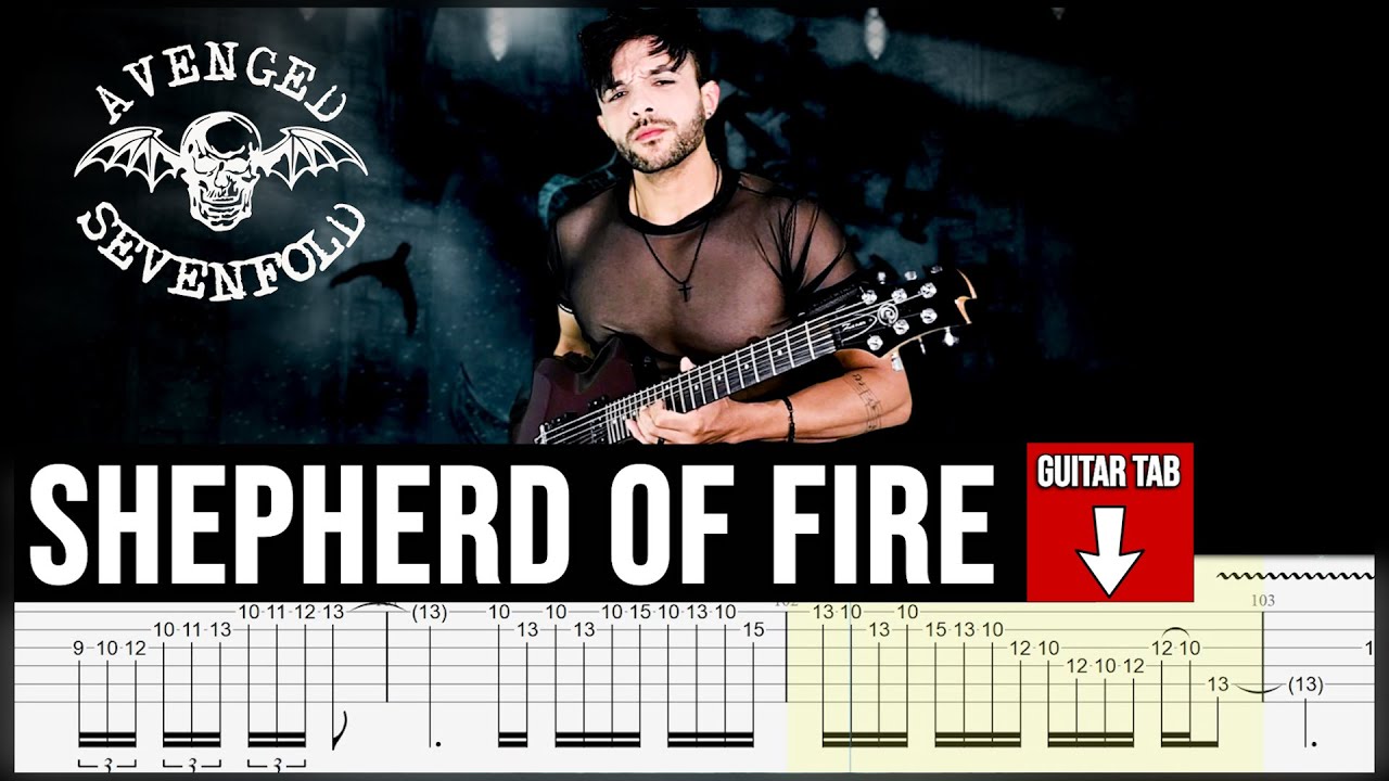 【AVENGED SEVENFOLD】[ Shepherd Of Fire ] cover by Masuka | LESSON ...
