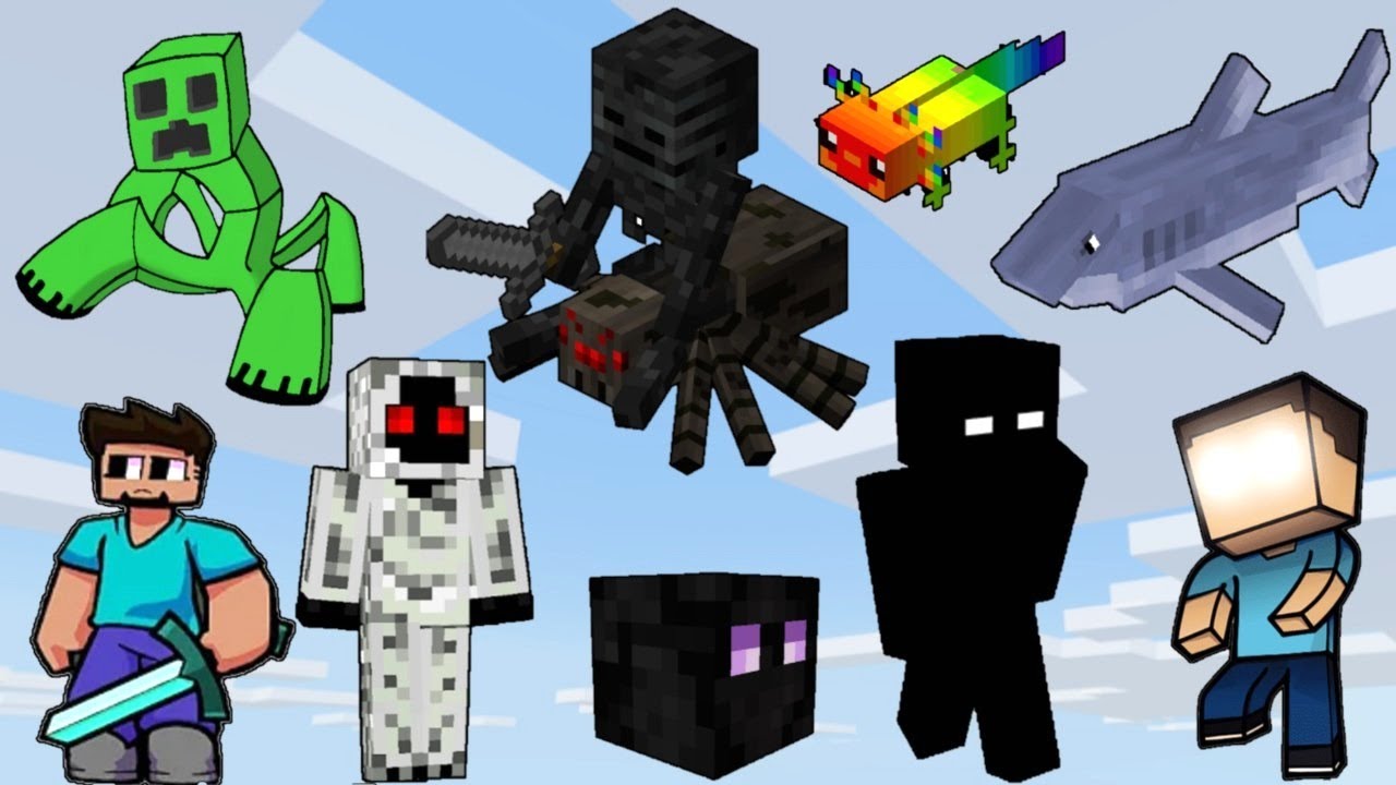 FIND the MINECRAFT MOBS *How to get ALL 17 NEW Minecraft Mobs and ...