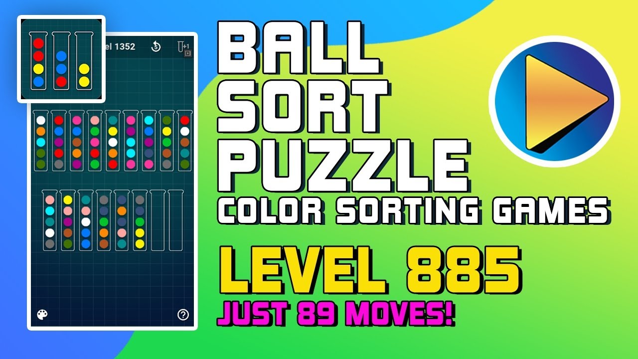 Ball Sort Puzzle - Color Sorting Games Level 885 Walkthrough [89 Moves ...