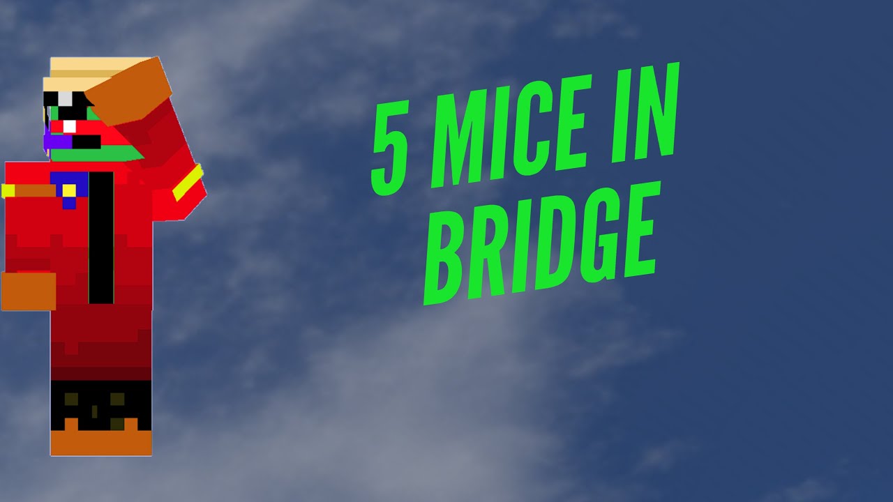 Winning bridge with 5 mice - YouTube
