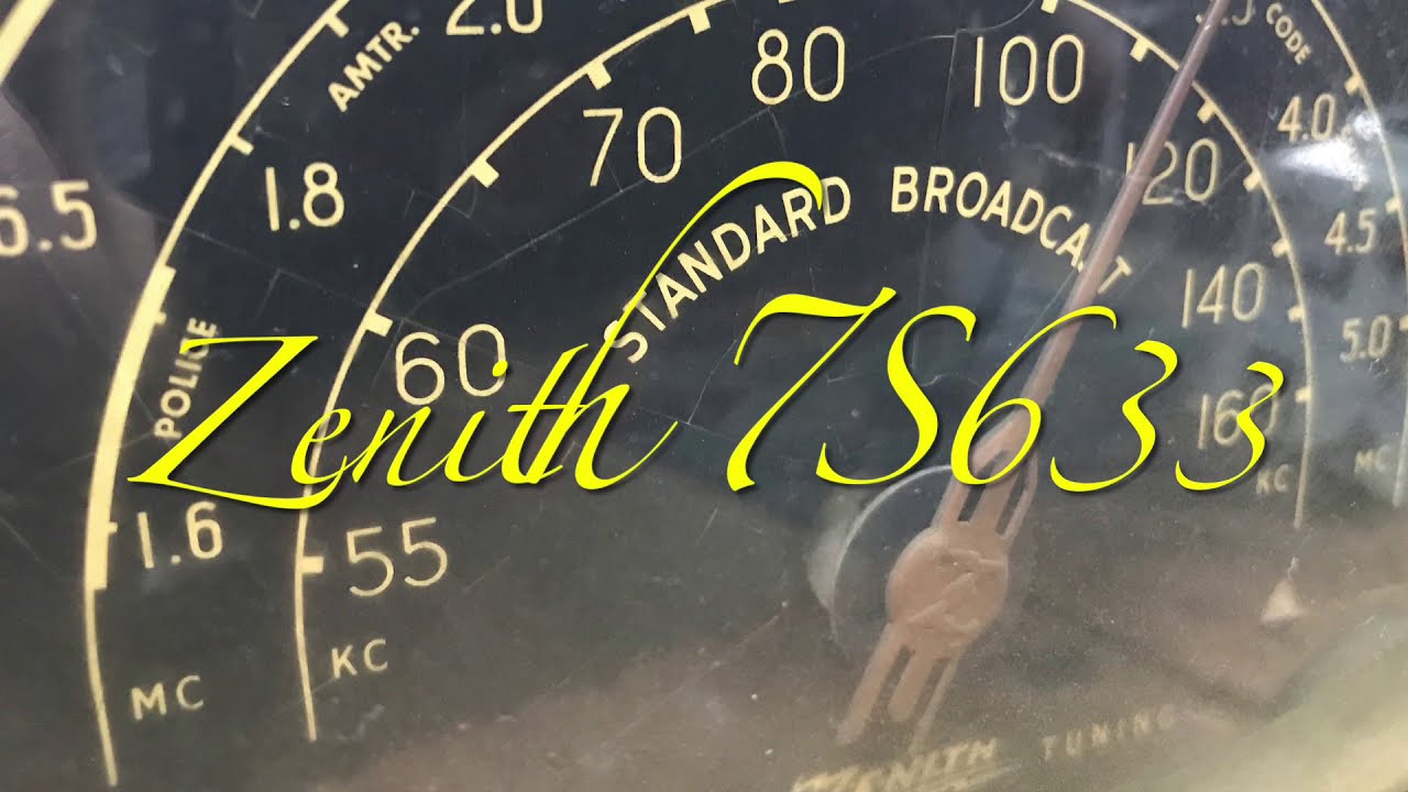 Zenith 7S633 - First look and teardown - YouTube