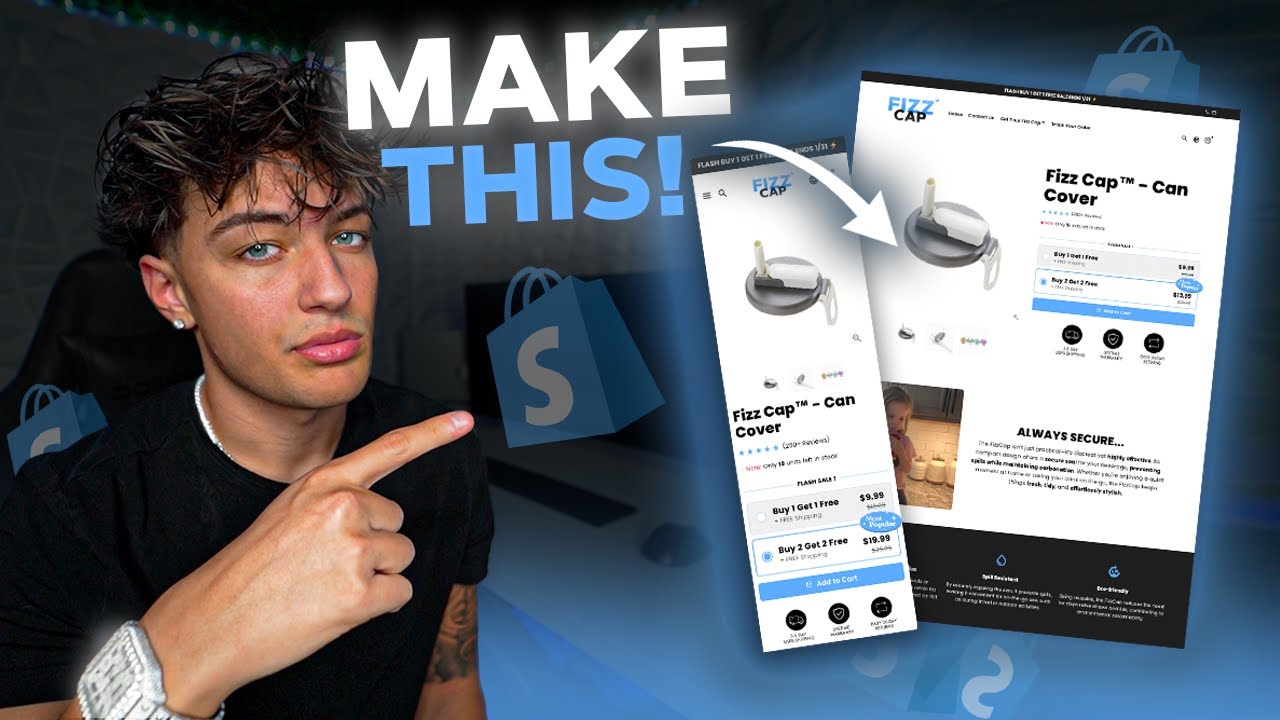 How To Create A PERFECT One Product Dropshipping Store In Under 20 ...