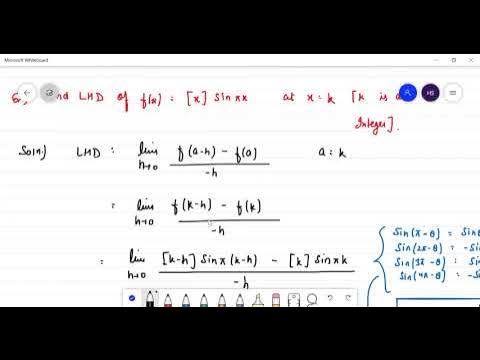 Differentiability Lec 01 | LHD & RHD | Questions involving Modulus Function | JEE Mains ...