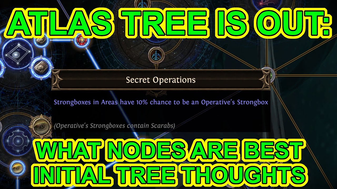 POE 3.17 ATLAS TREE - Nodes Too Good To Skip & My Initial Tree - Path ...