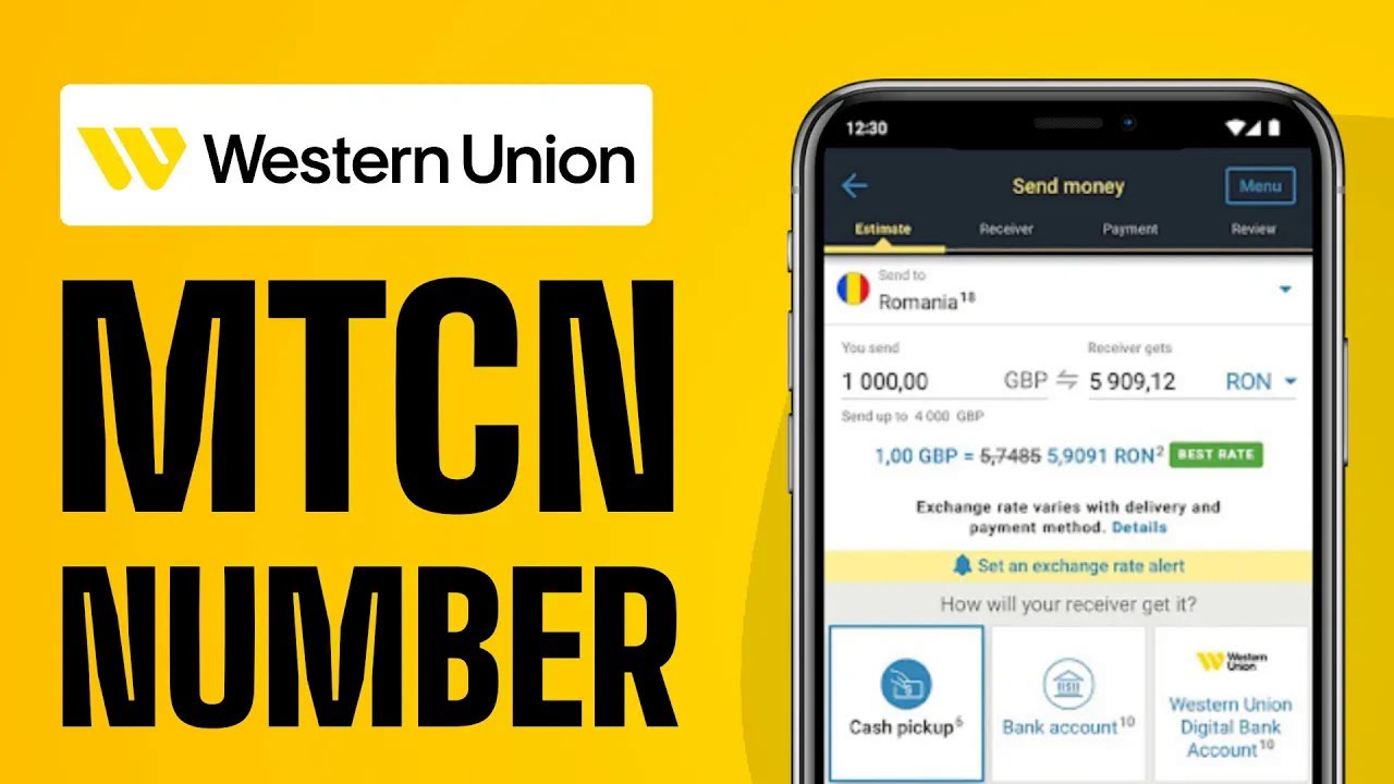 How To Find MTCN Number Western Union - Full Guide 2025 - YouTube