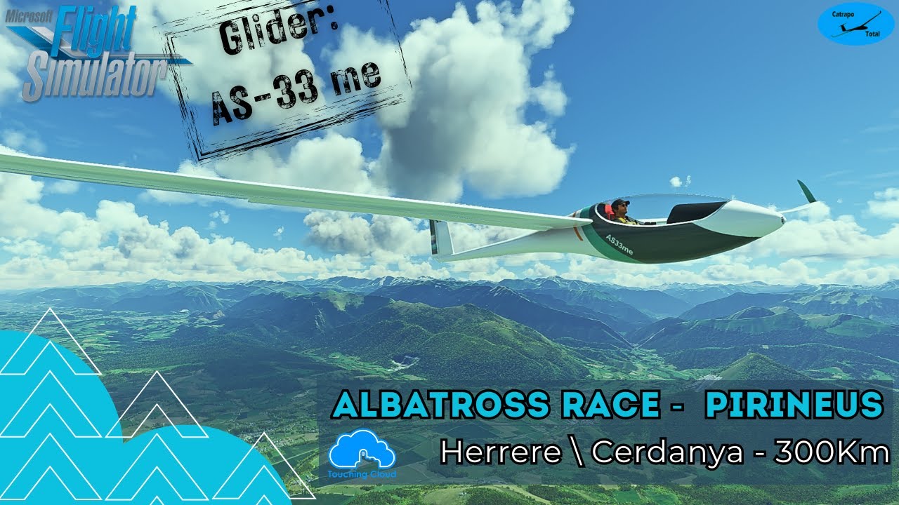 [MSFS-Glider] Albatross Racing AS-33me LFCO Herrere - LECD Cerdanya ...