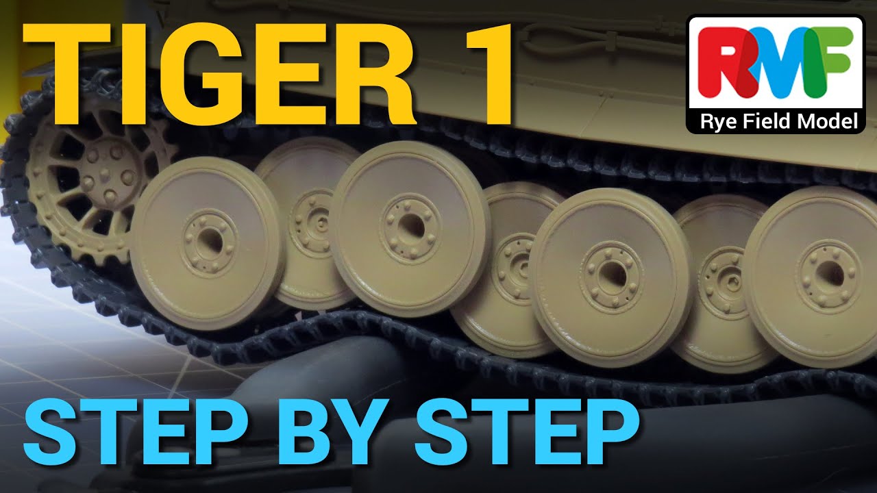 [5] TIGER I - Rye Field Model - Step by Step - Workable Tracks - Orugas ...