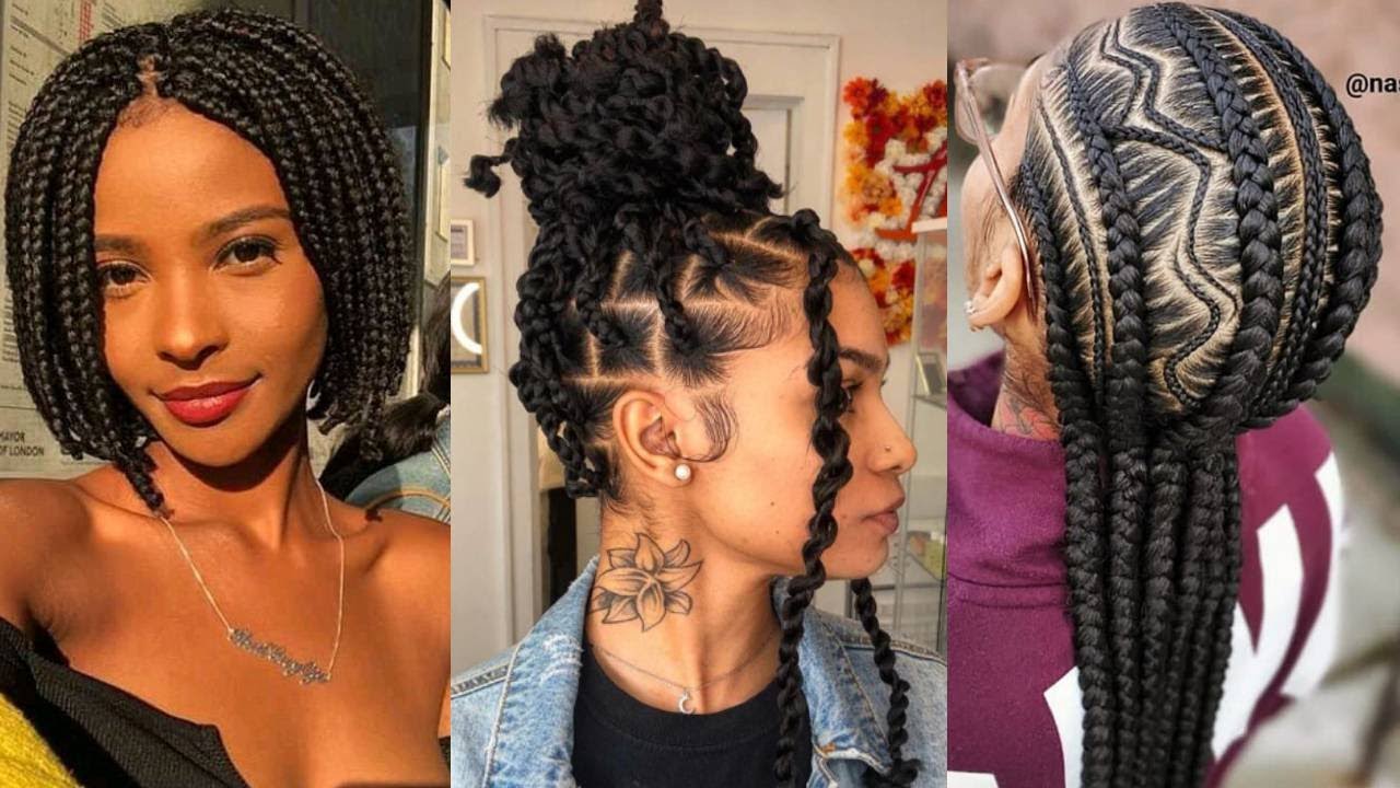 Big Braids Updo Hairstyles | MODERN BRAIDS ARCHIVE - YouTube