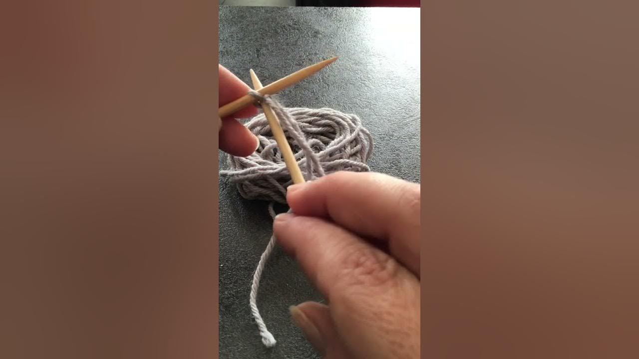 Tricot pour débutant-séance 1-comment monter les mailles - YouTube