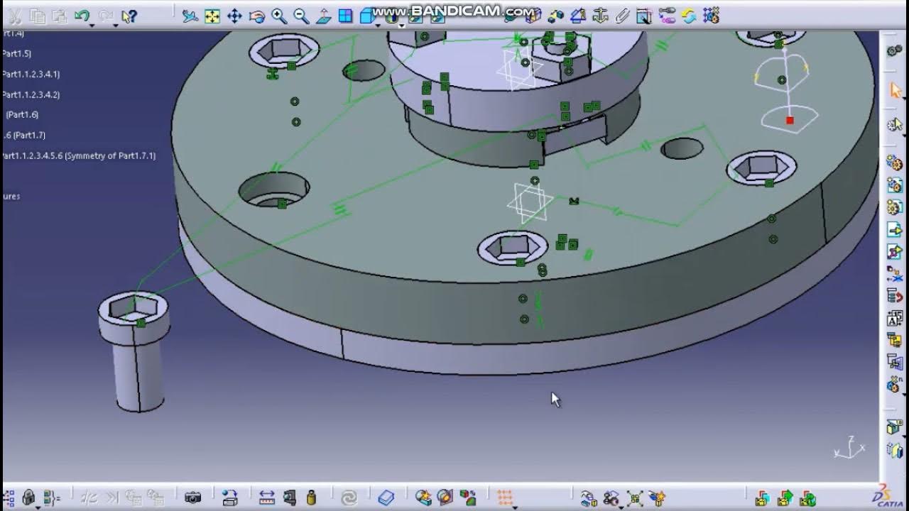 (147) editing the assembly constraints in catia - YouTube