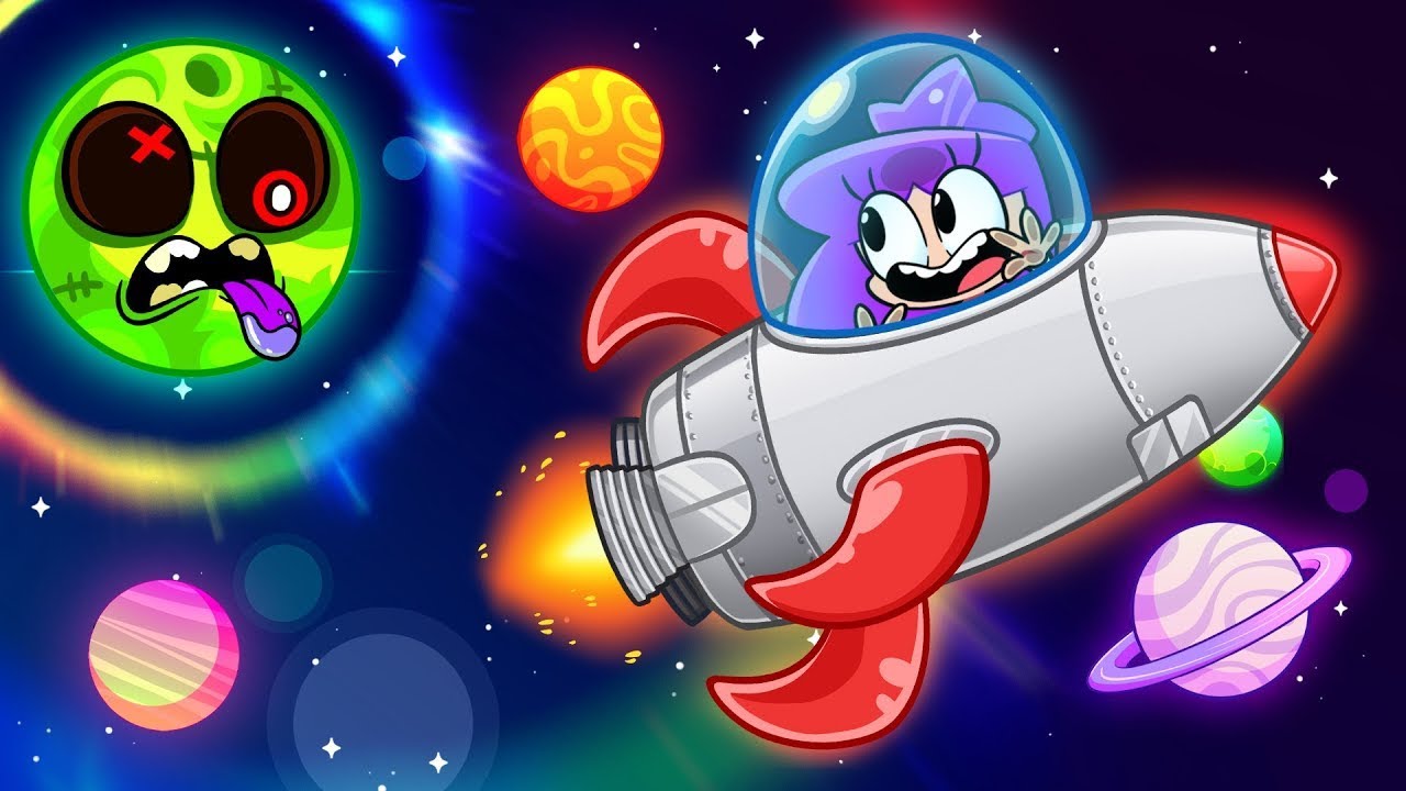 Space Cartoons For Kids 🌞 Tickle Tickle Zombie Planets Song! 🧟‍♂️🌏 ...