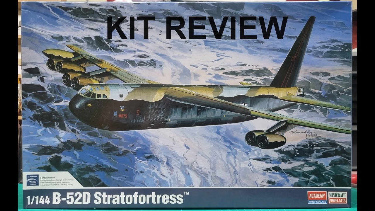 1/144 Academy B-52D Stratofortress kit review - YouTube