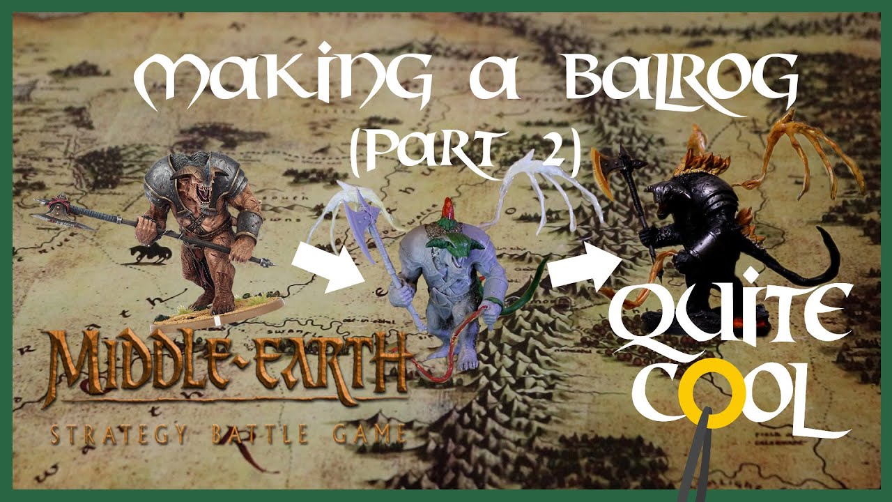How I Painted a Balrog Conversion | MESBG | Making A Balrog Part 2 ...