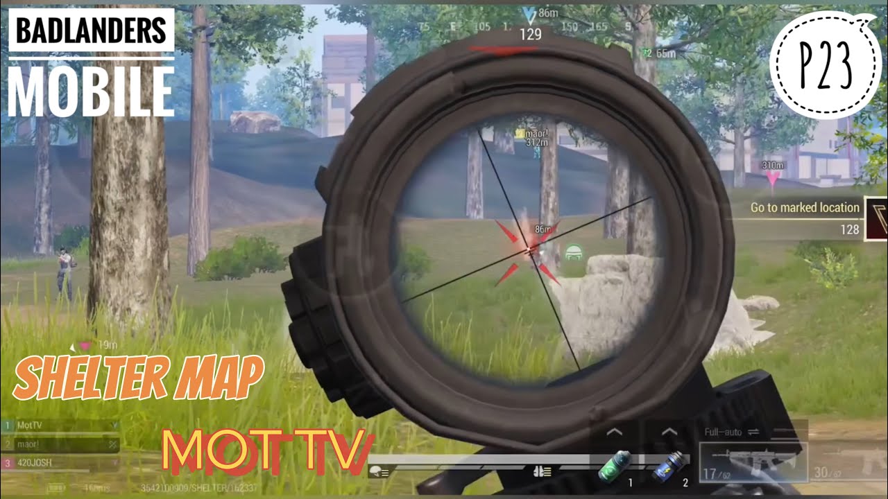 Shelter map , solo vs trio . Badlanders mobile p23 - YouTube