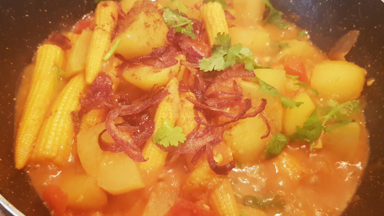 How to cook Turnip & Baby corn recipe ? Vegetables recipe. Easy ...