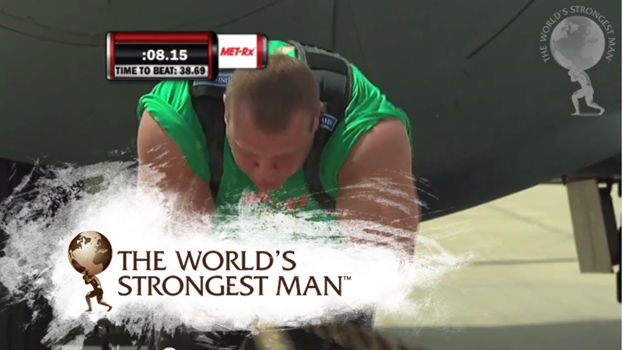 2008 Plane Pull: Travis Ortmayer | World's Strongest Man - YouTube