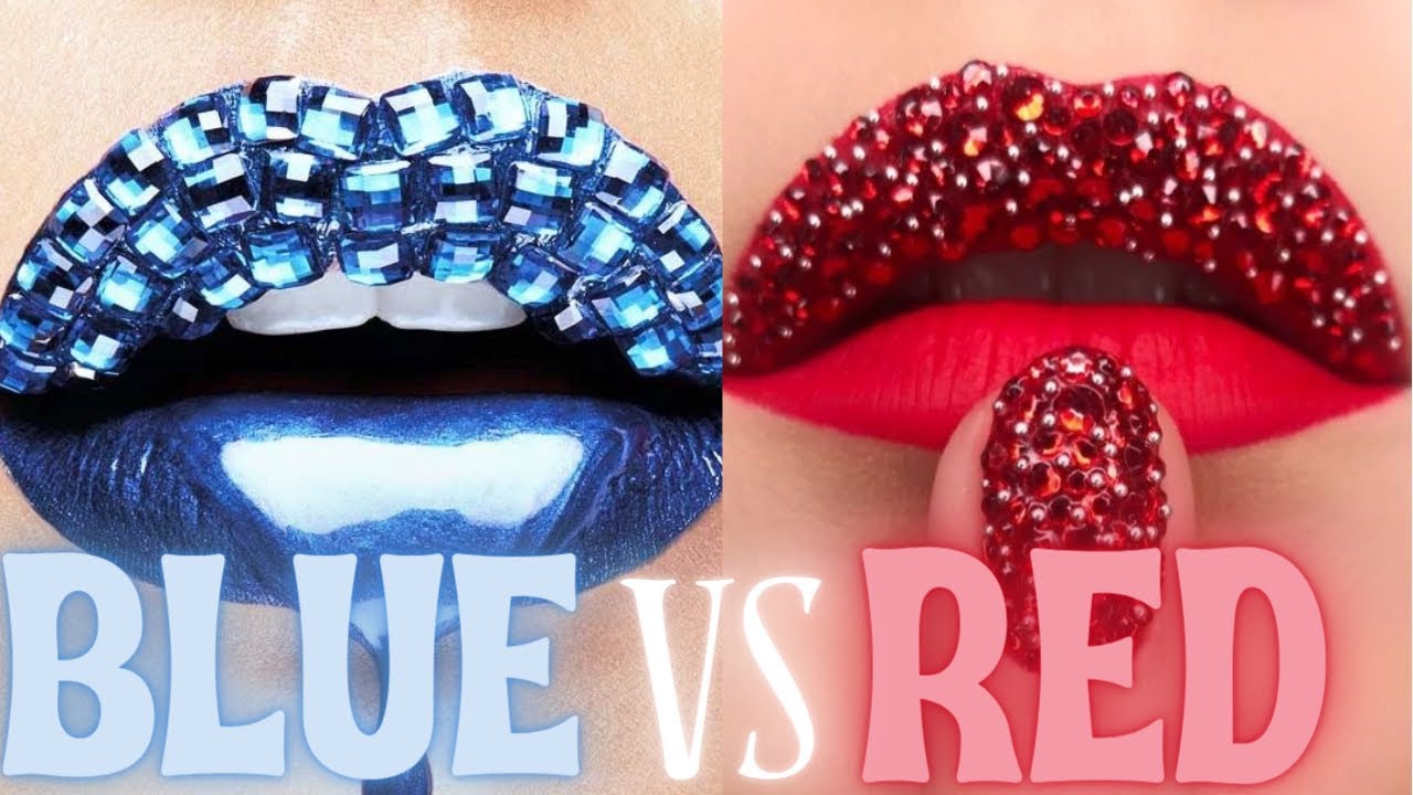 Color Clash: Blue vs. Red Fashion Battle for the Ultimate Look - YouTube