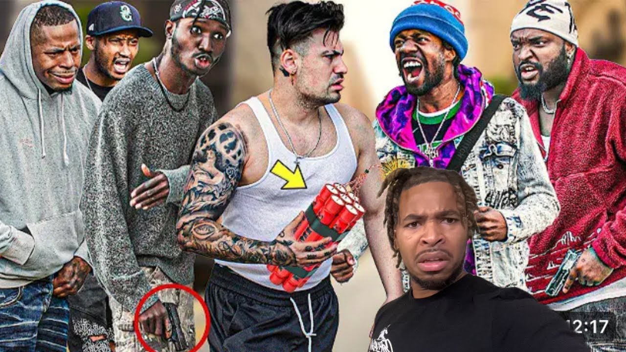 Jay2tv reacts to Brutally BLOWING UP THUGS in the hood GONE WRONG ...