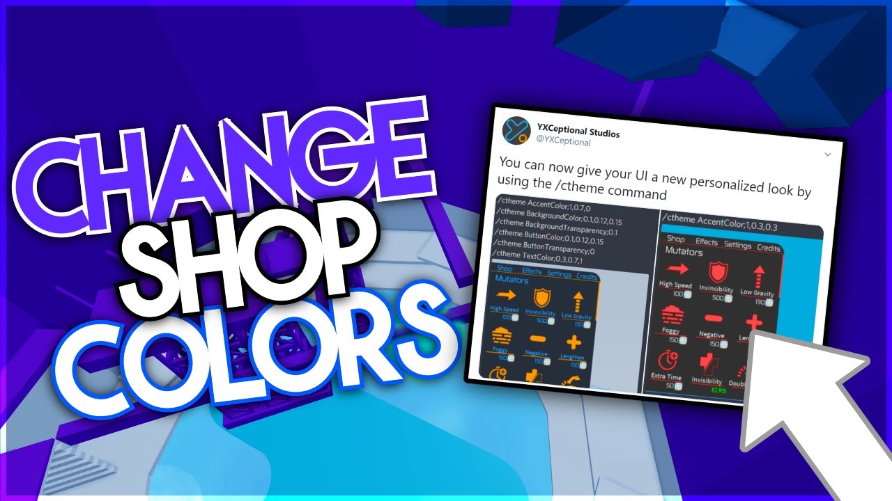 CHANGE the SHOP COLORS??! UPDATE! | ROBLOX Tower of Hell - YouTube