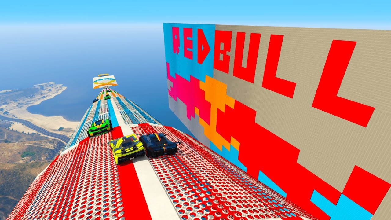 🐓MEGA RAMPA RED BULL🐓GTA 5 ONLINE - GTA 5 ITA🐓 - YouTube