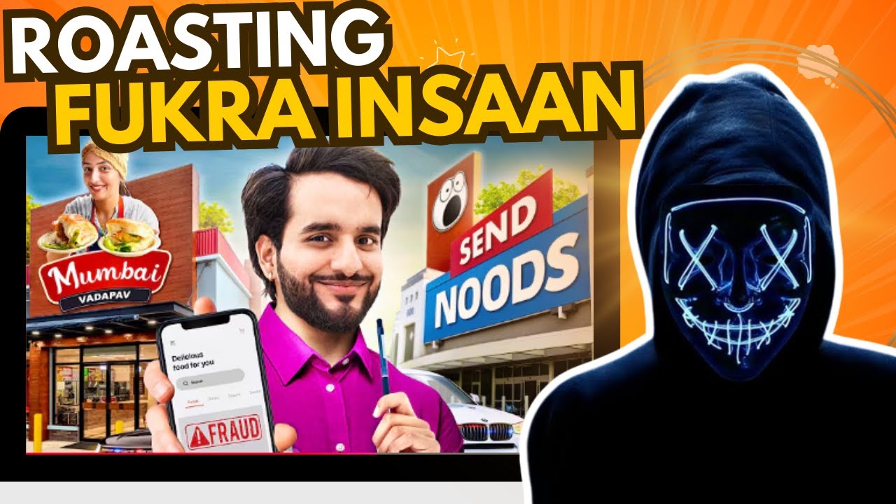 @FukraInsaan EATING FOOD AT RESTAURANTS ROAST | ANGRY MASK - YouTube