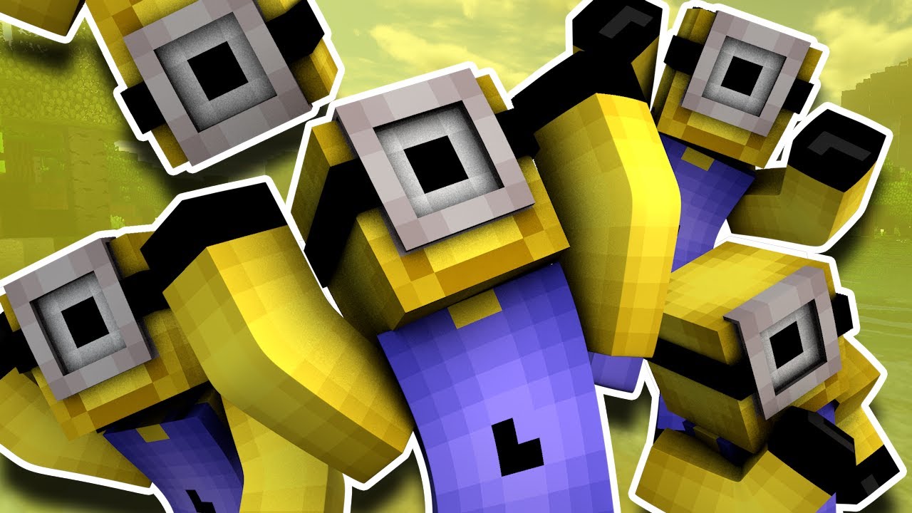 Despicable Me 3 Minion Helps Decorate Alfred's New Room (minecraft ...