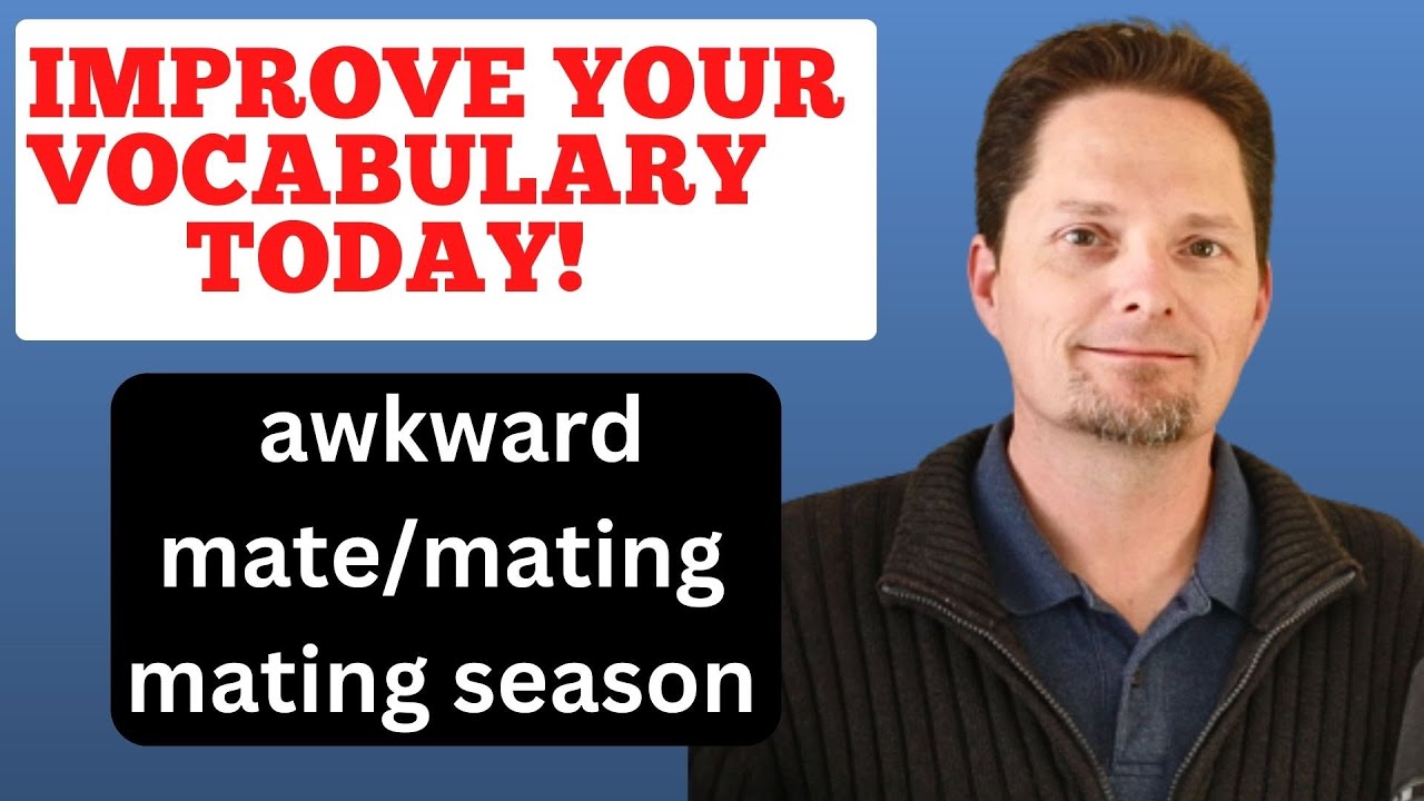 IMPORTANT VOCABULARY YOU NEED TO KNOW / awkward, soulmate, mate mating, mating season, classmate ...