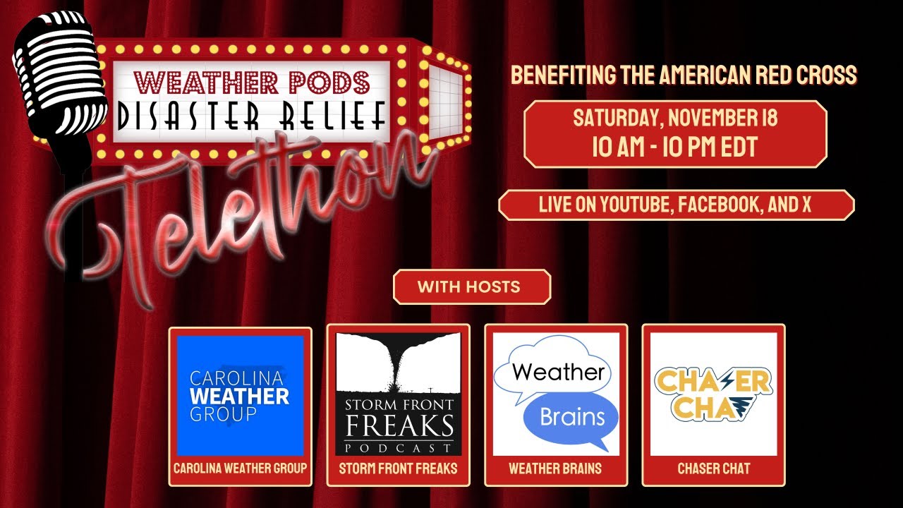 Weather Pods Disaster Relief Telethon supporting the American Red Cross ...