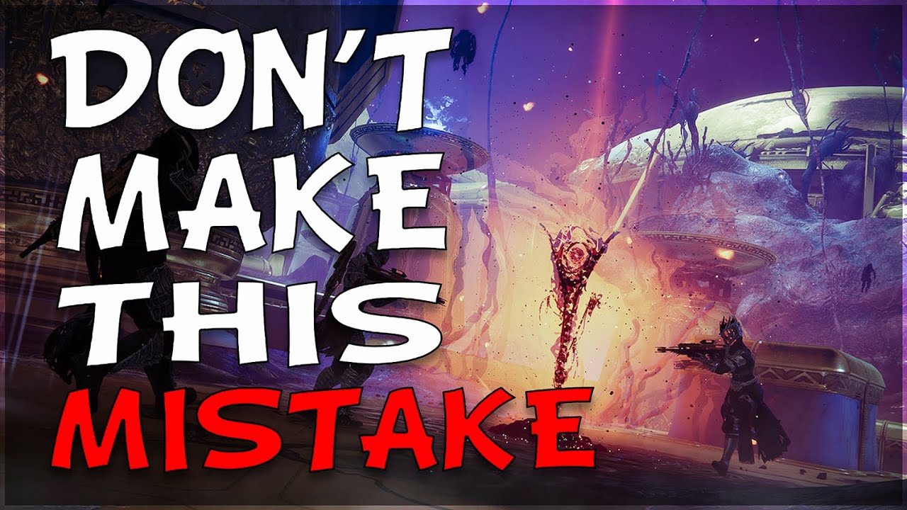 PSA: Do NOT Make This MISTAKE | Destiny 2 Sever - YouTube
